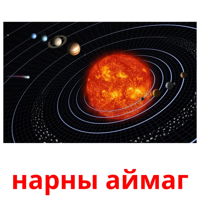 21 FREE Solar System Flashcards | PDF | Mongolian Words