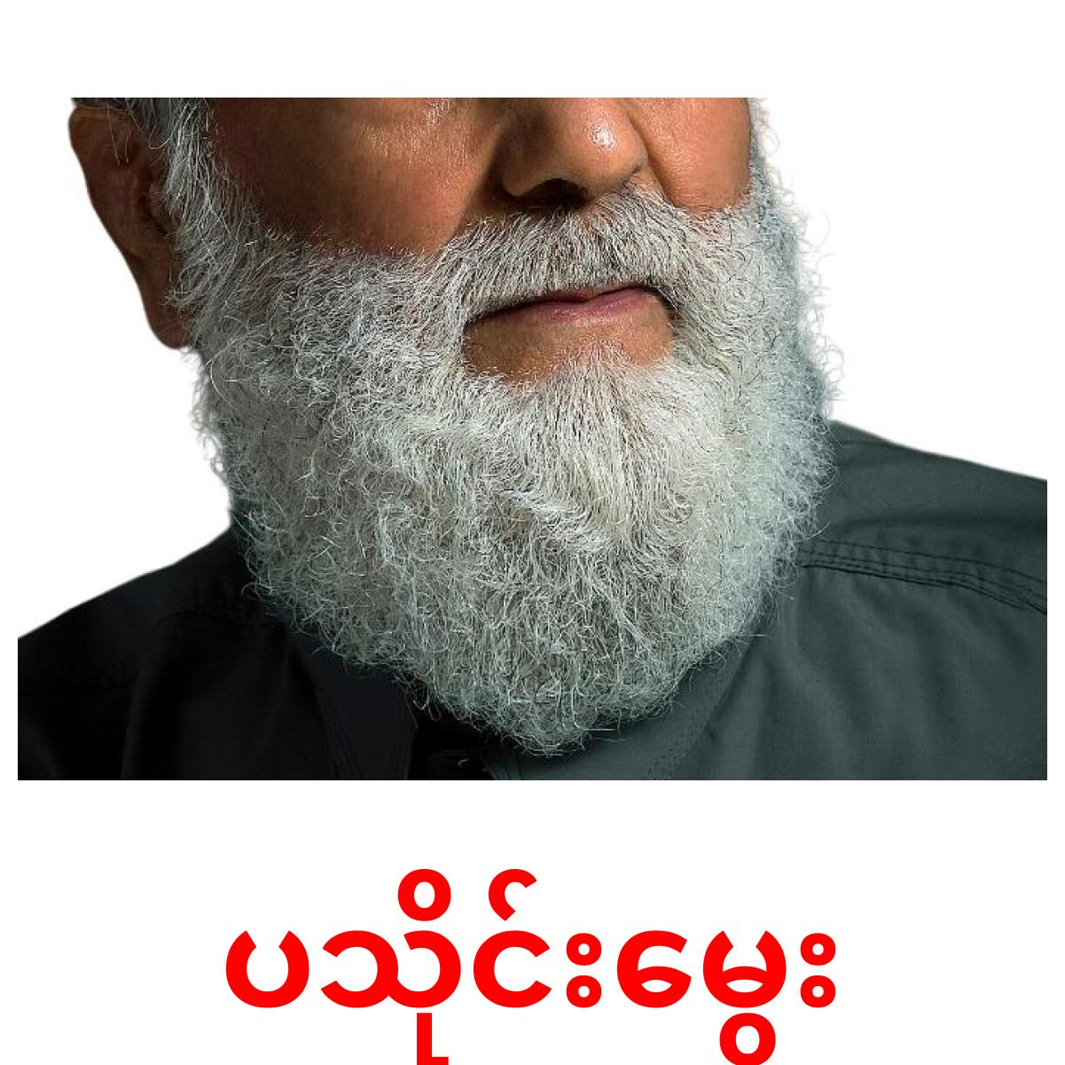 20 Printable Face Flashcards in Burmese (Free PDF)