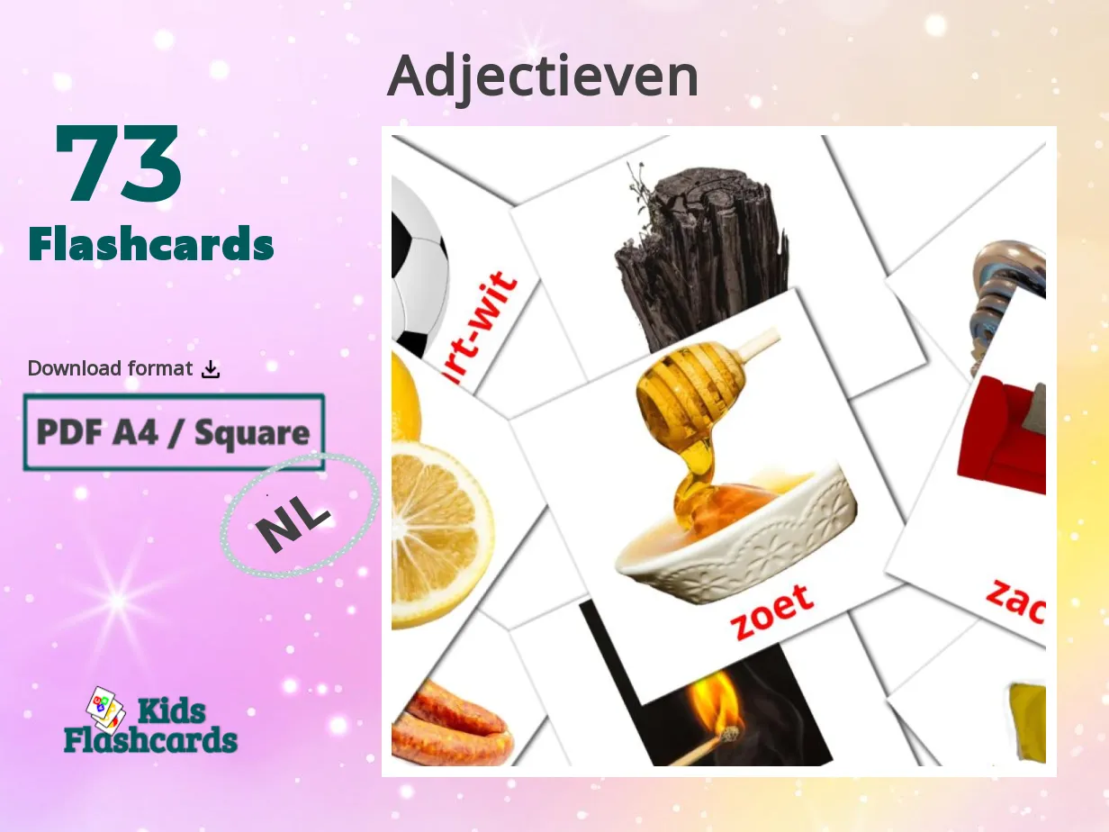 73 FREE Dutch Adjectives Flashcards | PDF