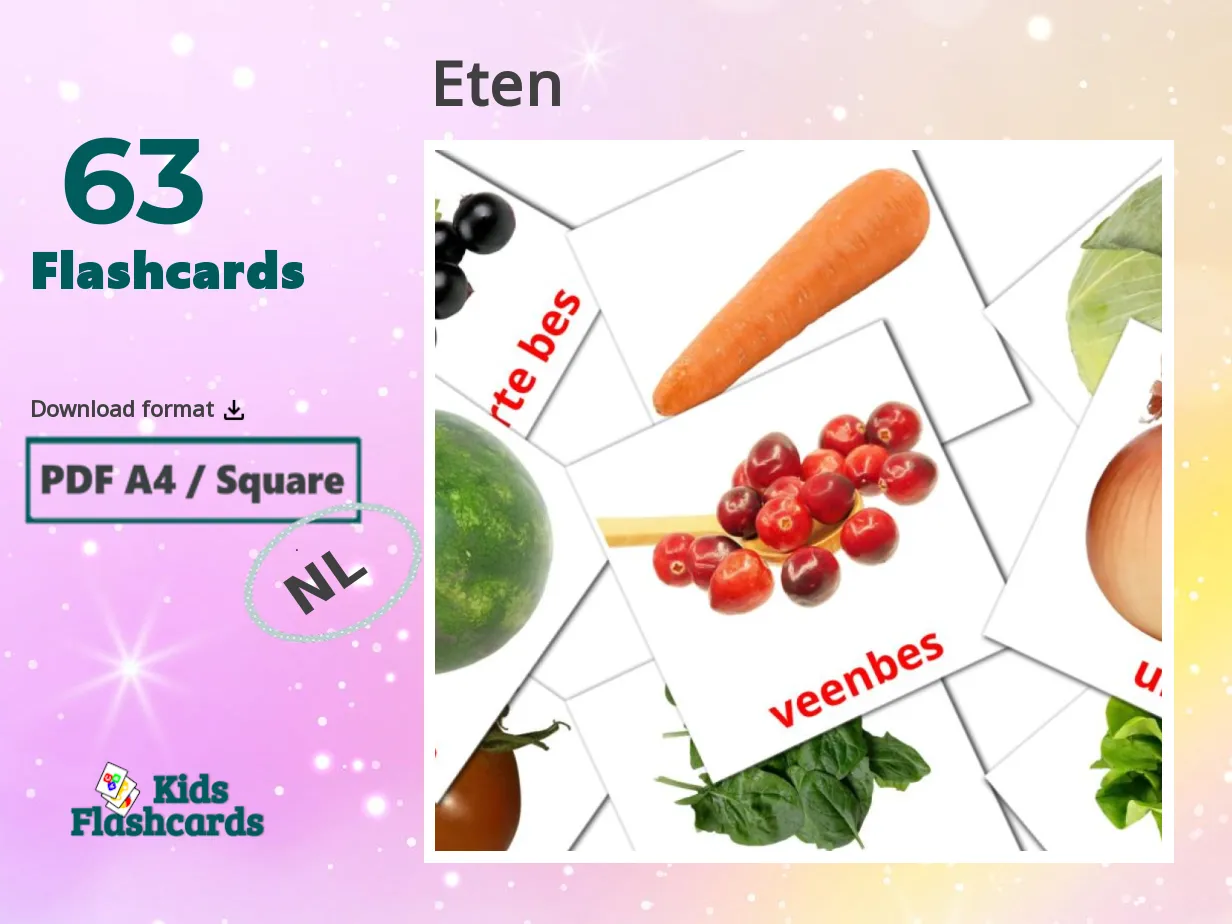 63 FREE Dutch Food Flashcards | PDF