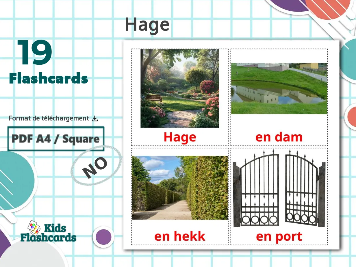 19 Cartes de Vocabulaire pour Enfants GRATUITES Jardin à Imprimer en ...