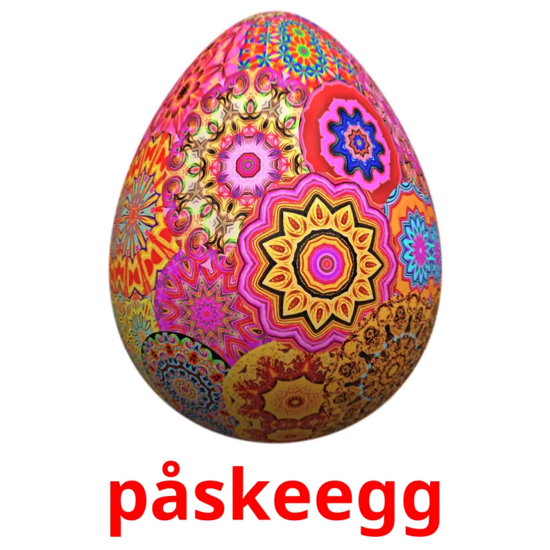 31 FREE Easter Flashcards | PDF | Norwegian Words