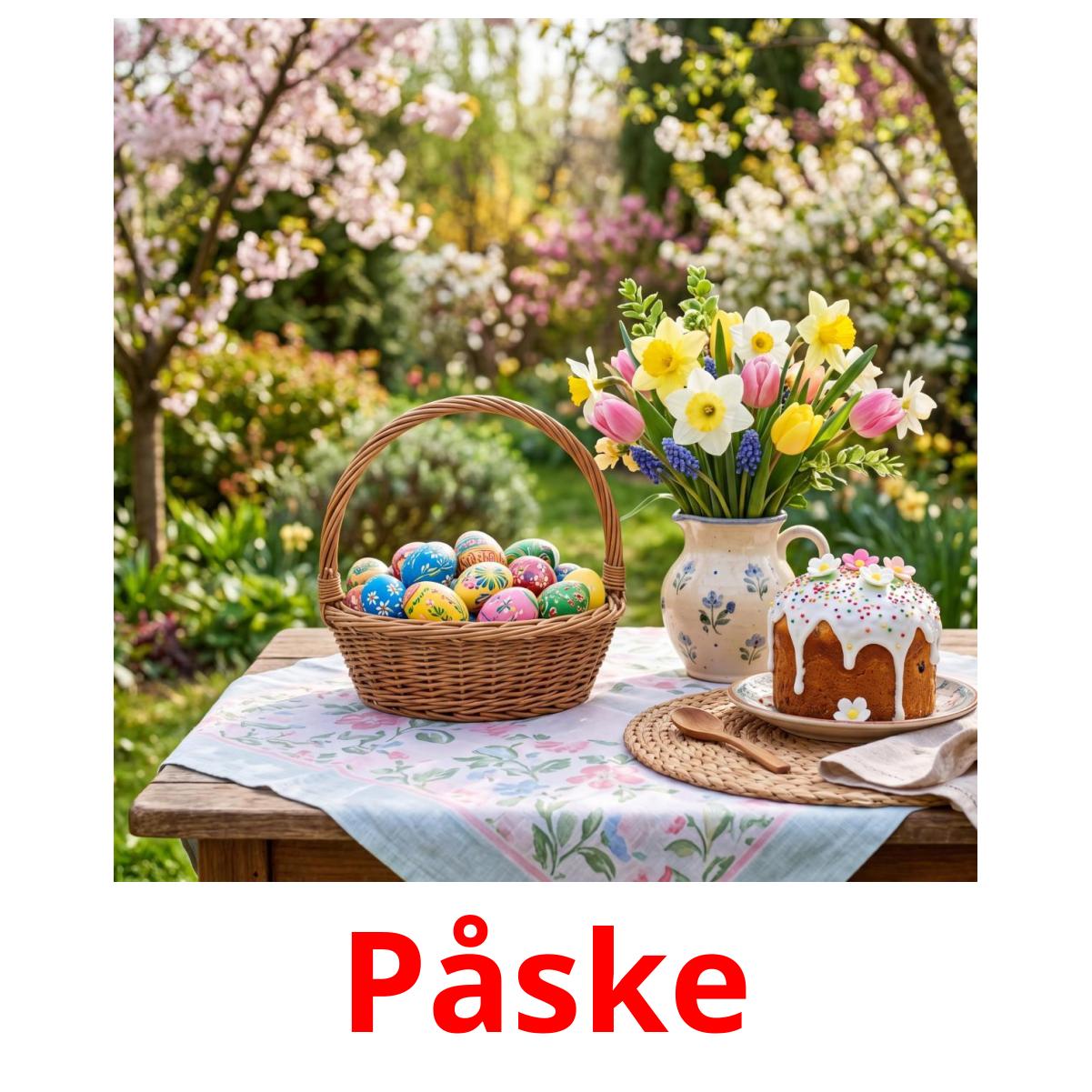29 Printable Easter Flashcards in Norwegian (Free PDF)