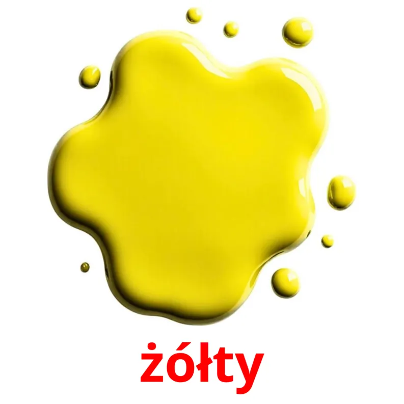 12 Tarjetas de Aprendizaje de Colores GRATIS en PDF | Imágenes en Polaco