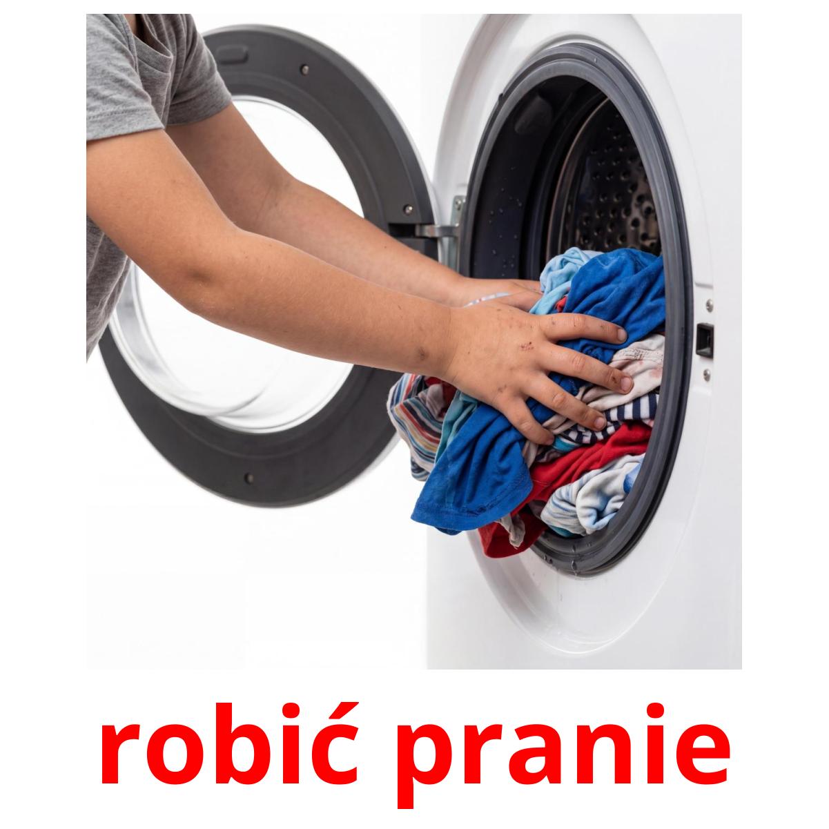34 Printable Routine verbs Flashcards in Polish (Free PDF)