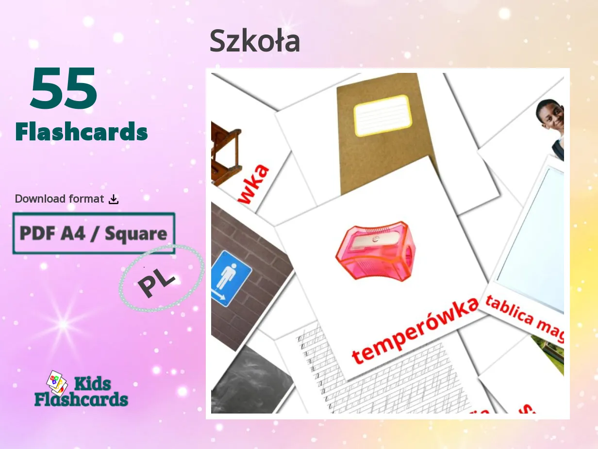 55 FREE Polish School Flashcards | PDF