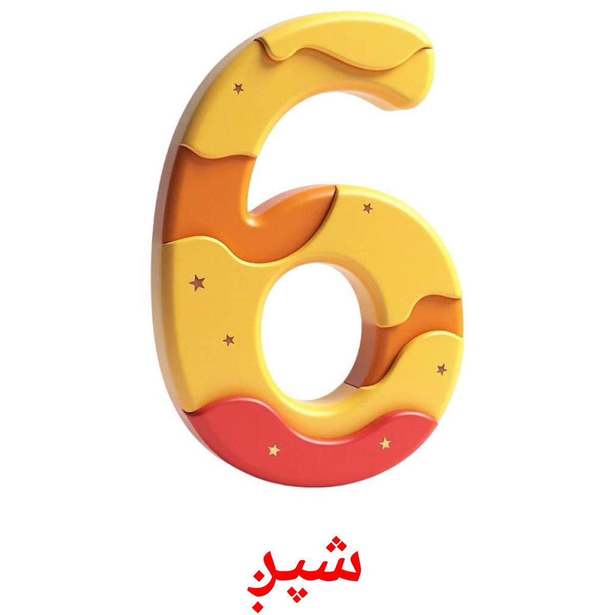 20 Printable Numbers (1-20) Flashcards in Pashto (Free PDF)