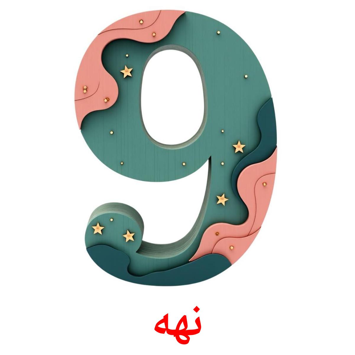 20 Printable Numbers (1-20) Flashcards in Pashto (Free PDF)