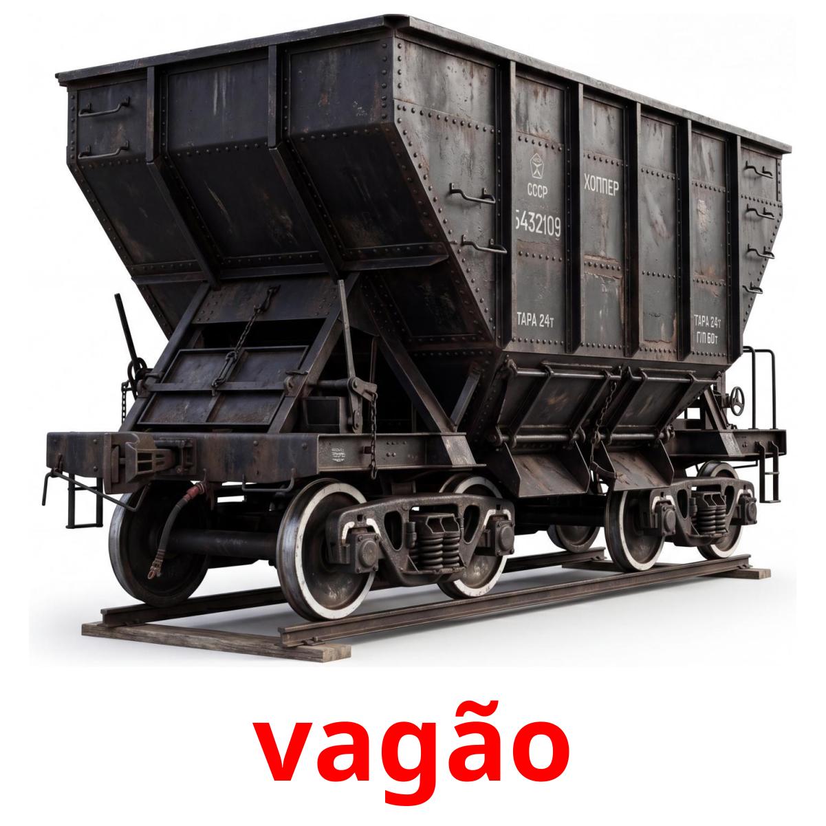 19 Printable Rail transport Flashcards in Portuguese (Free PDF)