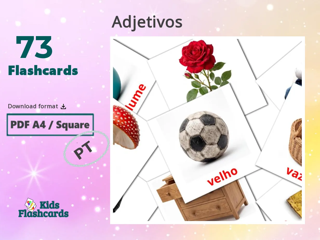 73 FREE Portuguese Adjectives Flashcards | PDF