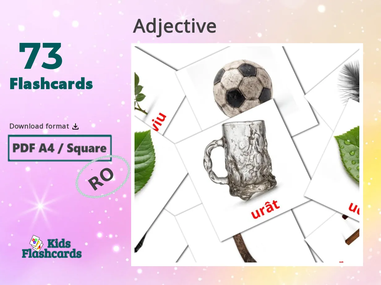 73 FREE Romanian Adjectives Flashcards | PDF