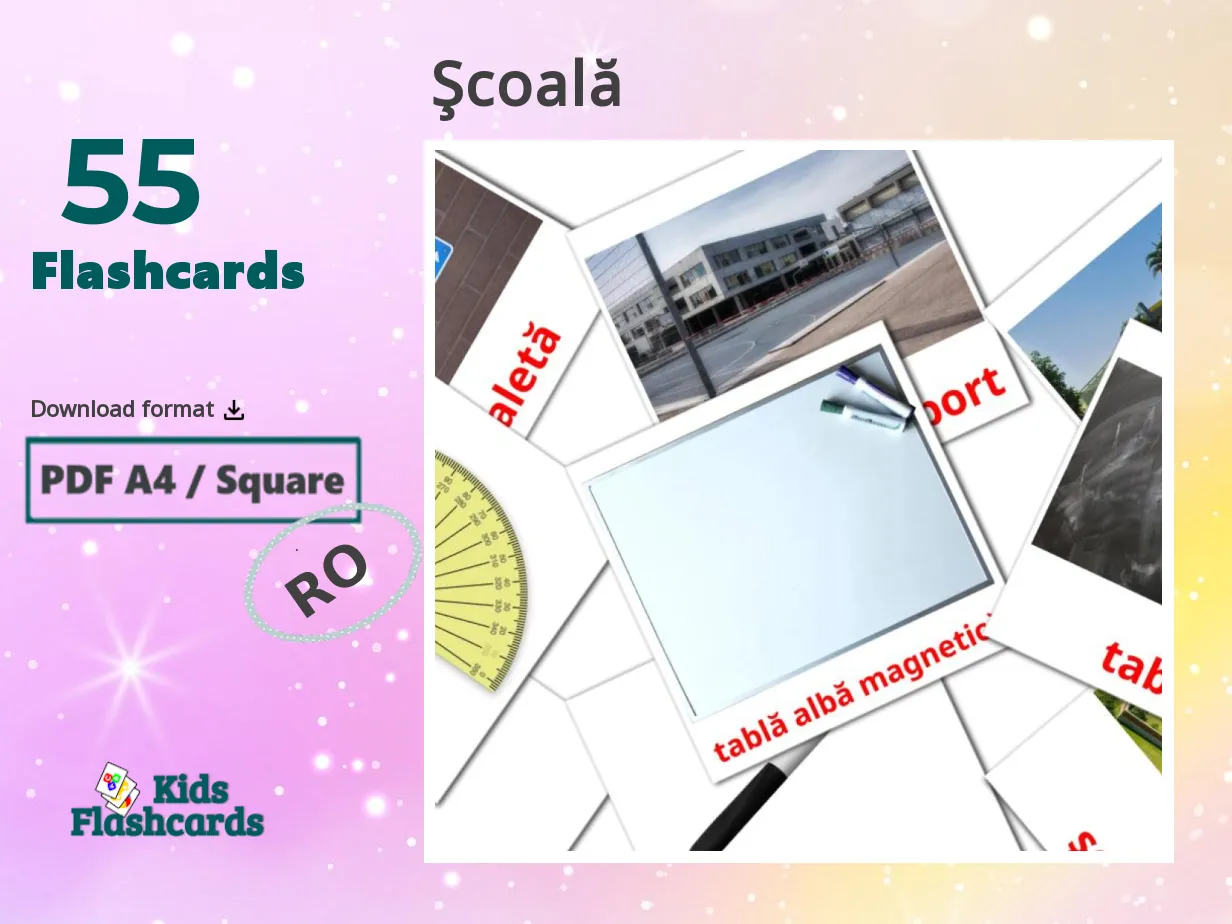 55 FREE Romanian School Flashcards | PDF