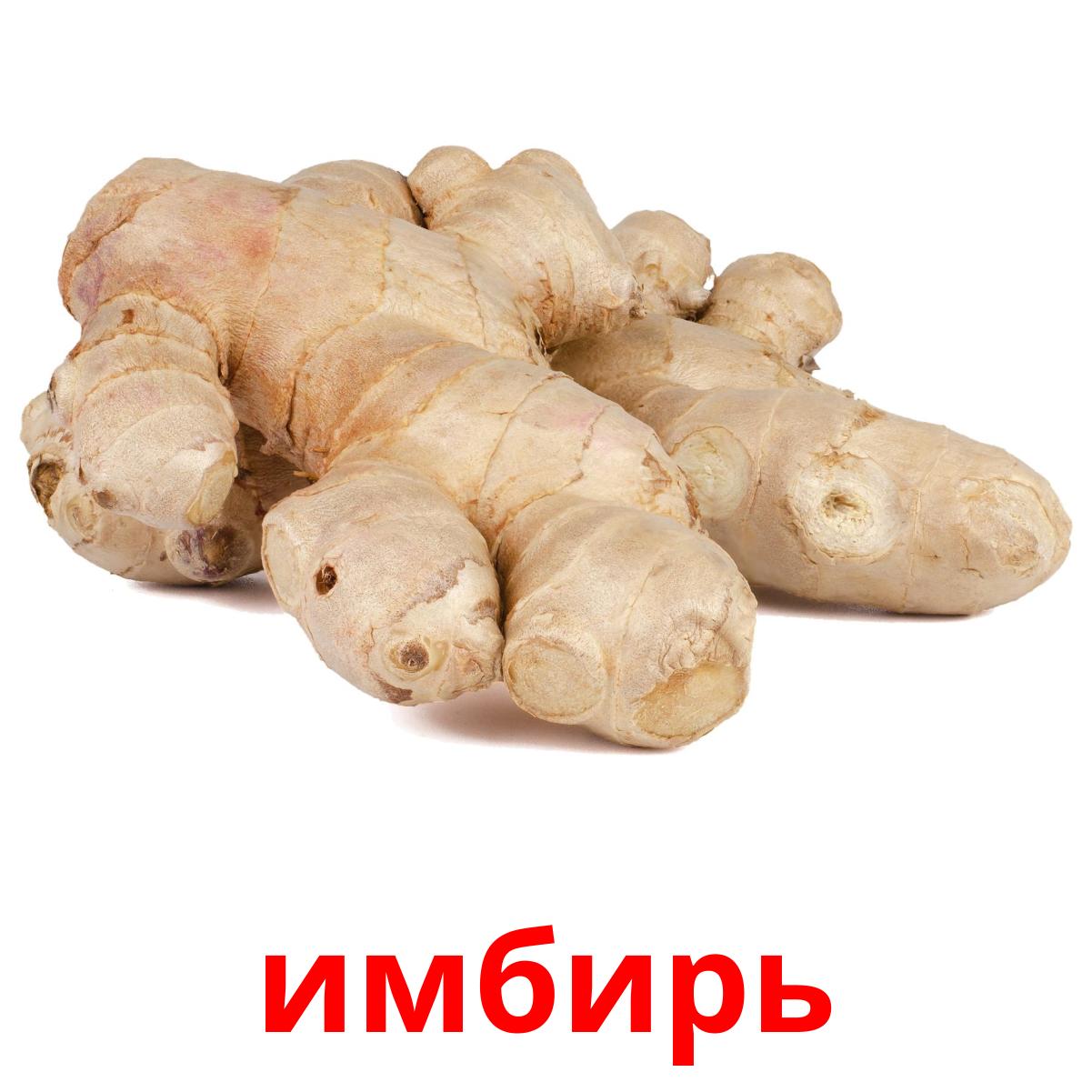 30 Printable Vegetables Flashcards in Russian (Free PDF)