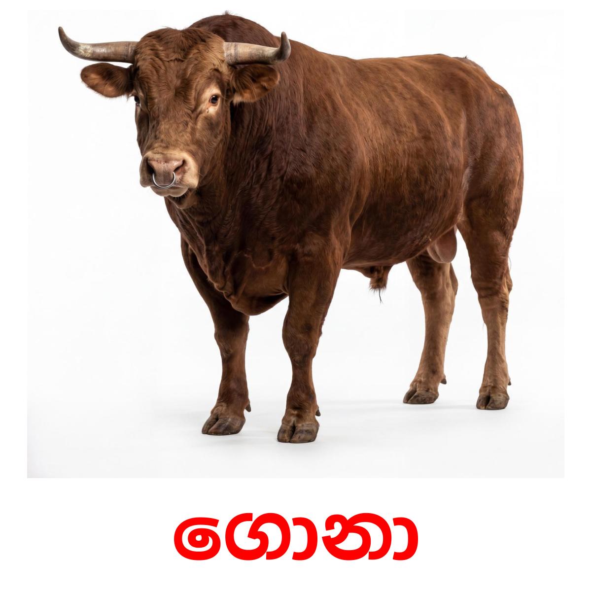 16 Printable Farm animals Flashcards in Sinhala (Free PDF)