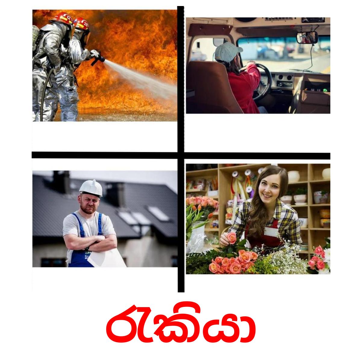 48 Printable Jobs and Occupations Flashcards in Sinhala (Free PDF)