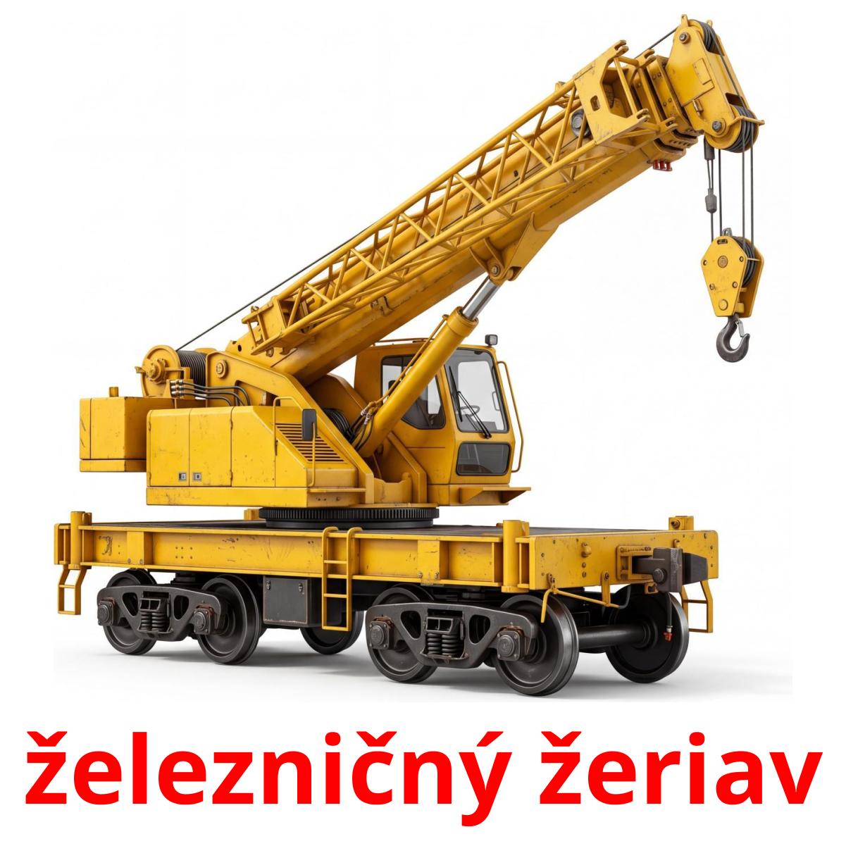 19 Printable Rail transport Flashcards in Slovak (Free PDF)