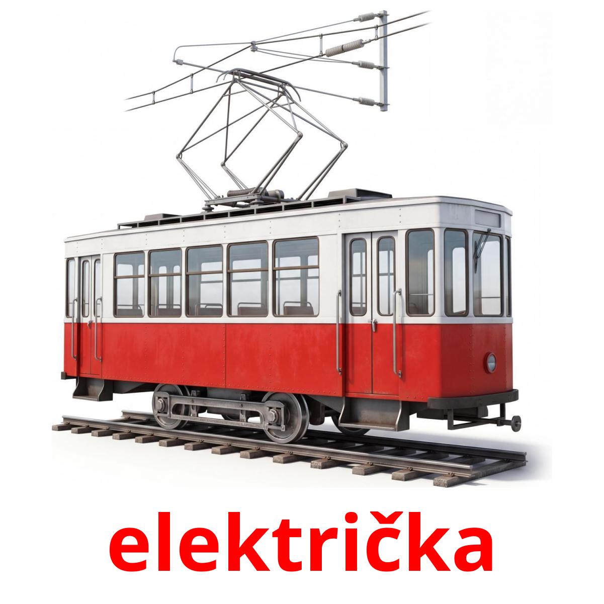 19 Printable Rail transport Flashcards in Slovak (Free PDF)