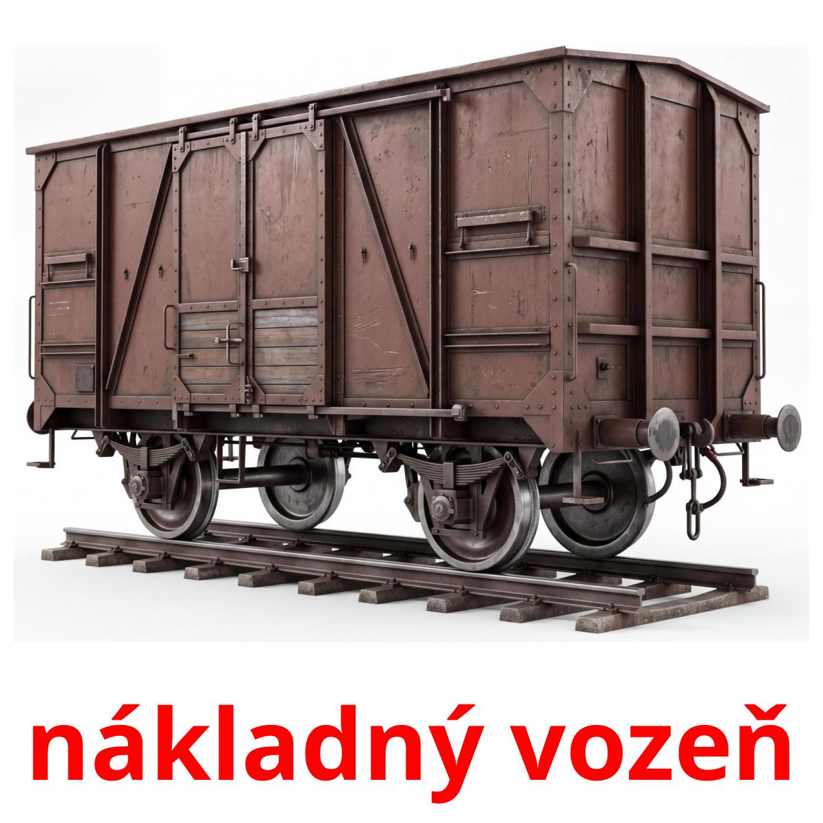 19 Printable Rail transport Flashcards in Slovak (Free PDF)
