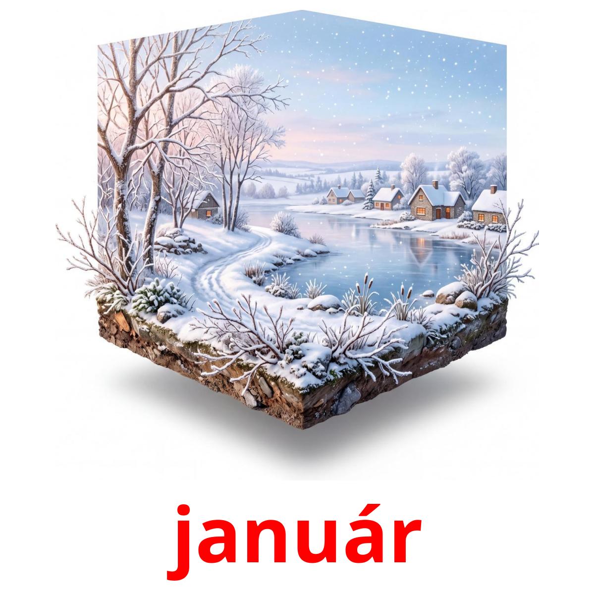 13 Printable Months of the Year Flashcards in Slovak (Free PDF)