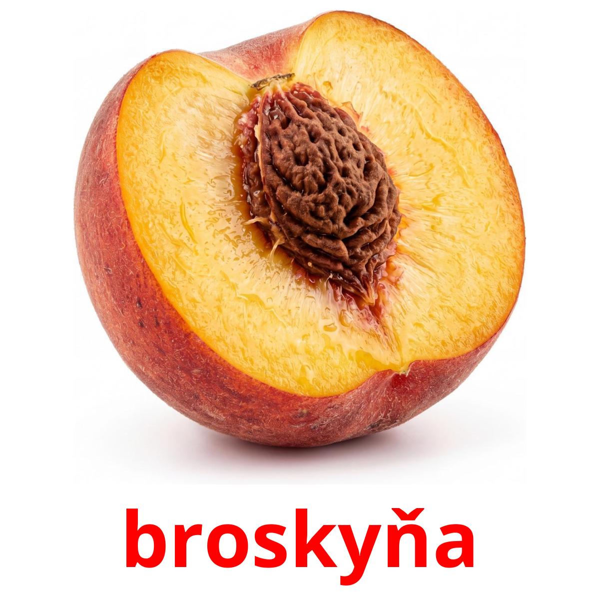 21 Printable Fruits Flashcards in Slovak (Free PDF)