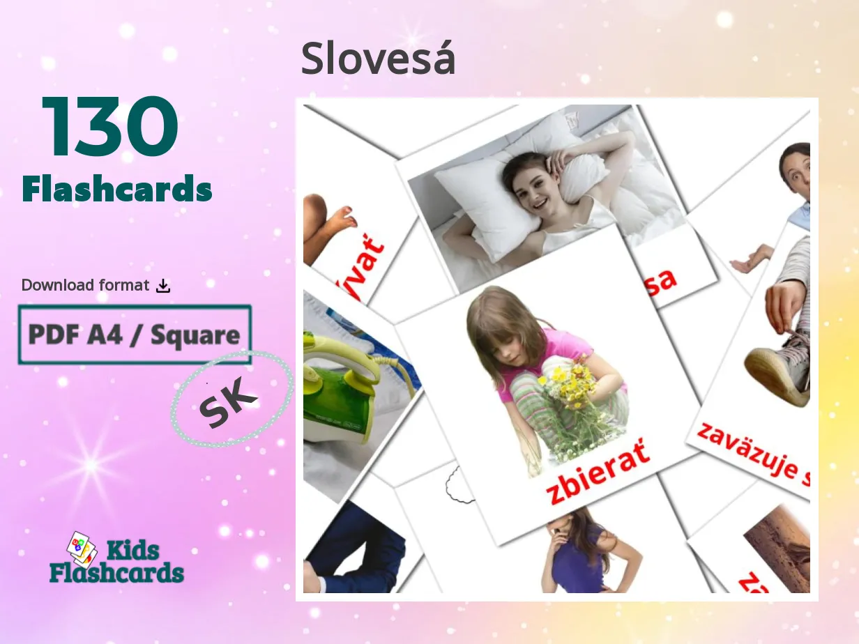 130 FREE Slovak Verbs Flashcards | PDF