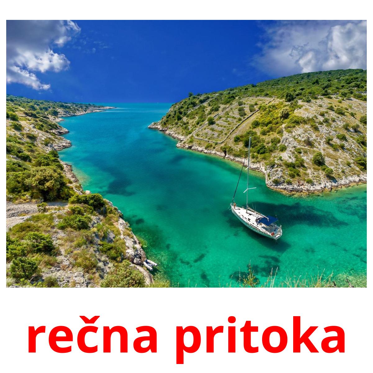 30 Printable Bodies of Water Flashcards in Serbian (Free PDF)