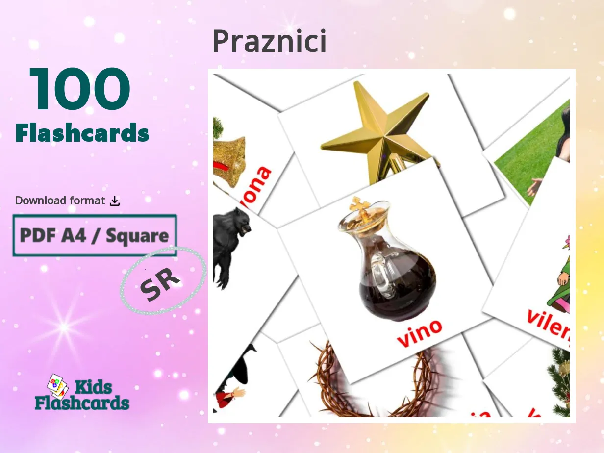 100 FREE Serbian Holidays Flashcards | PDF