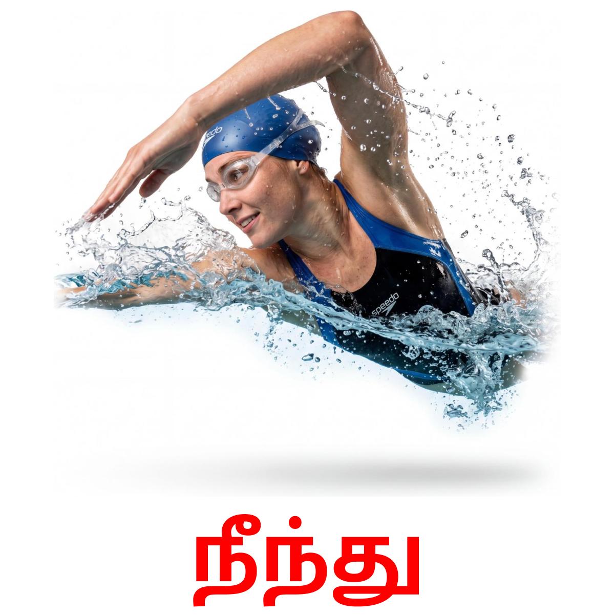 20 Printable Movement verbs Flashcards in Tamil (Free PDF)
