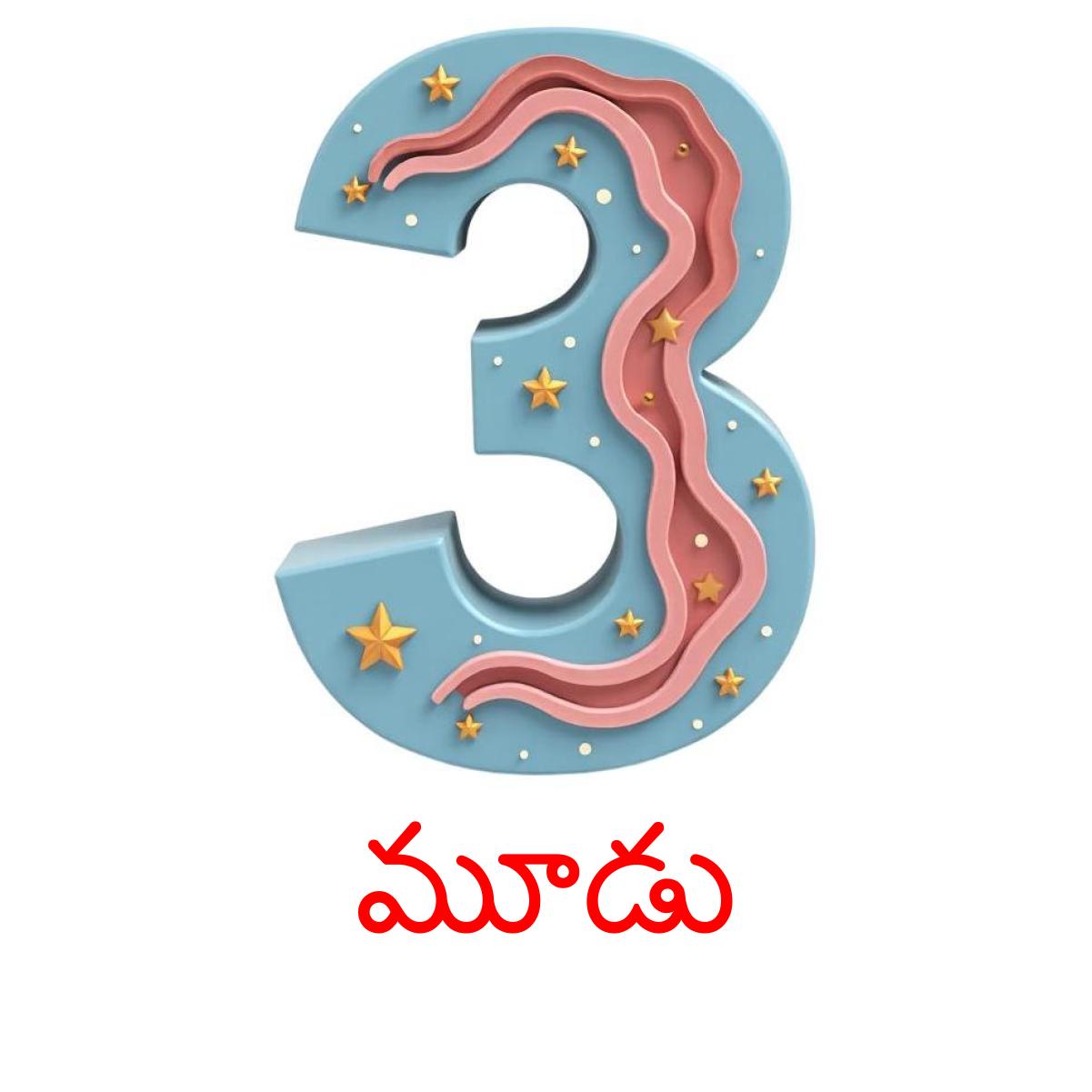 20 FREE Numbers (1-20) Flashcards | PDF | Telugu Words