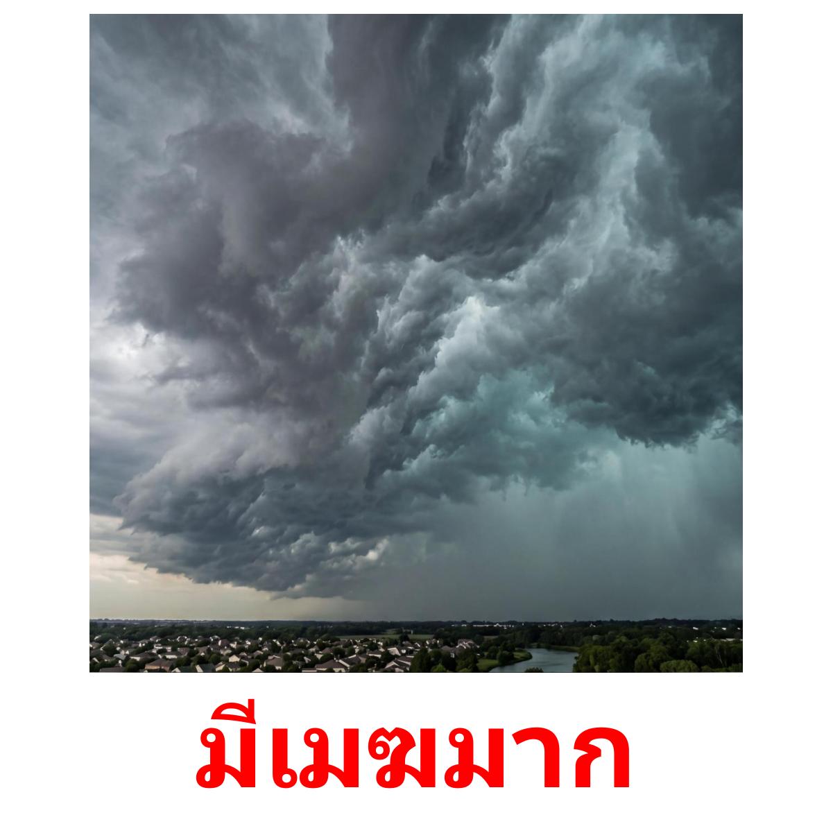 31 FREE Weather Flashcards in 4 PDF formats | Thai Pictures