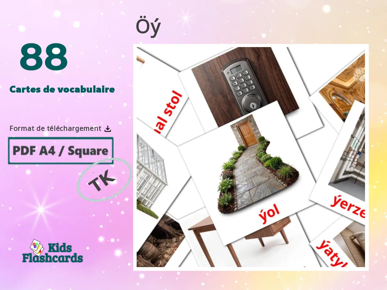 88 Cartes de vocabulaire Maison GRATUITES à imprimer | PDF ...