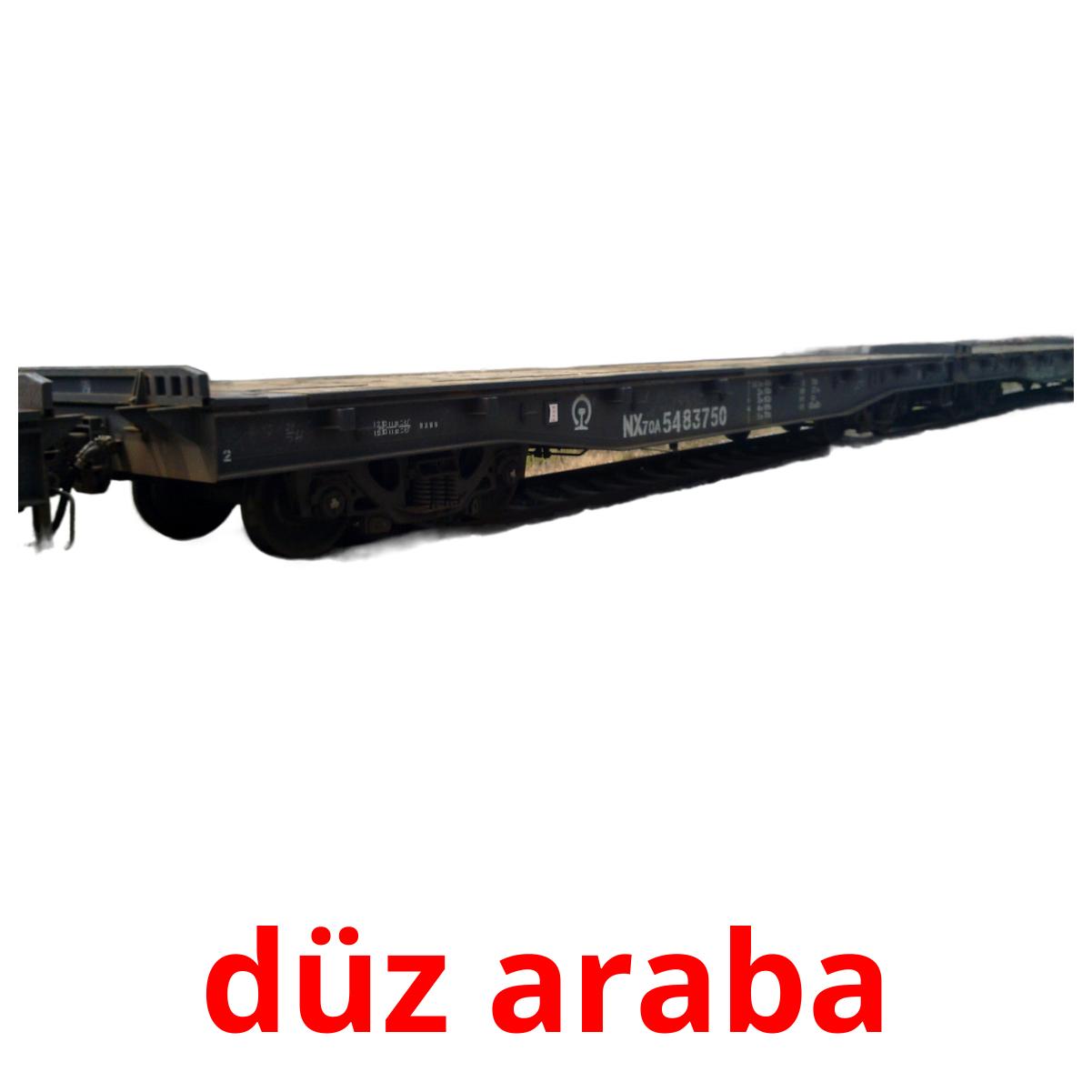 19 Printable Rail transport Flashcards in Turkish (Free PDF)