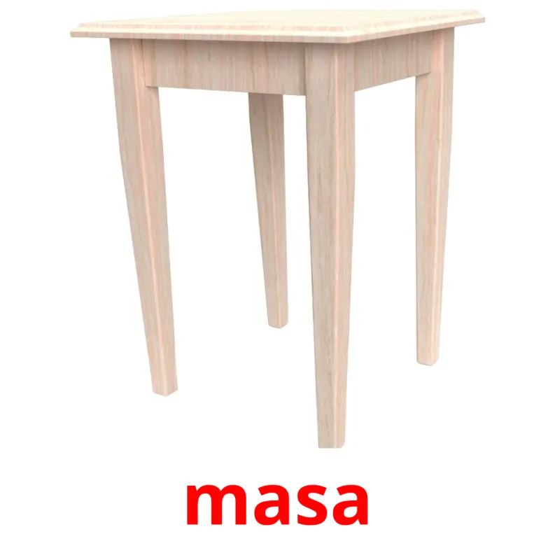 28 FREE Furniture Flashcards | PDF | Turkish Words