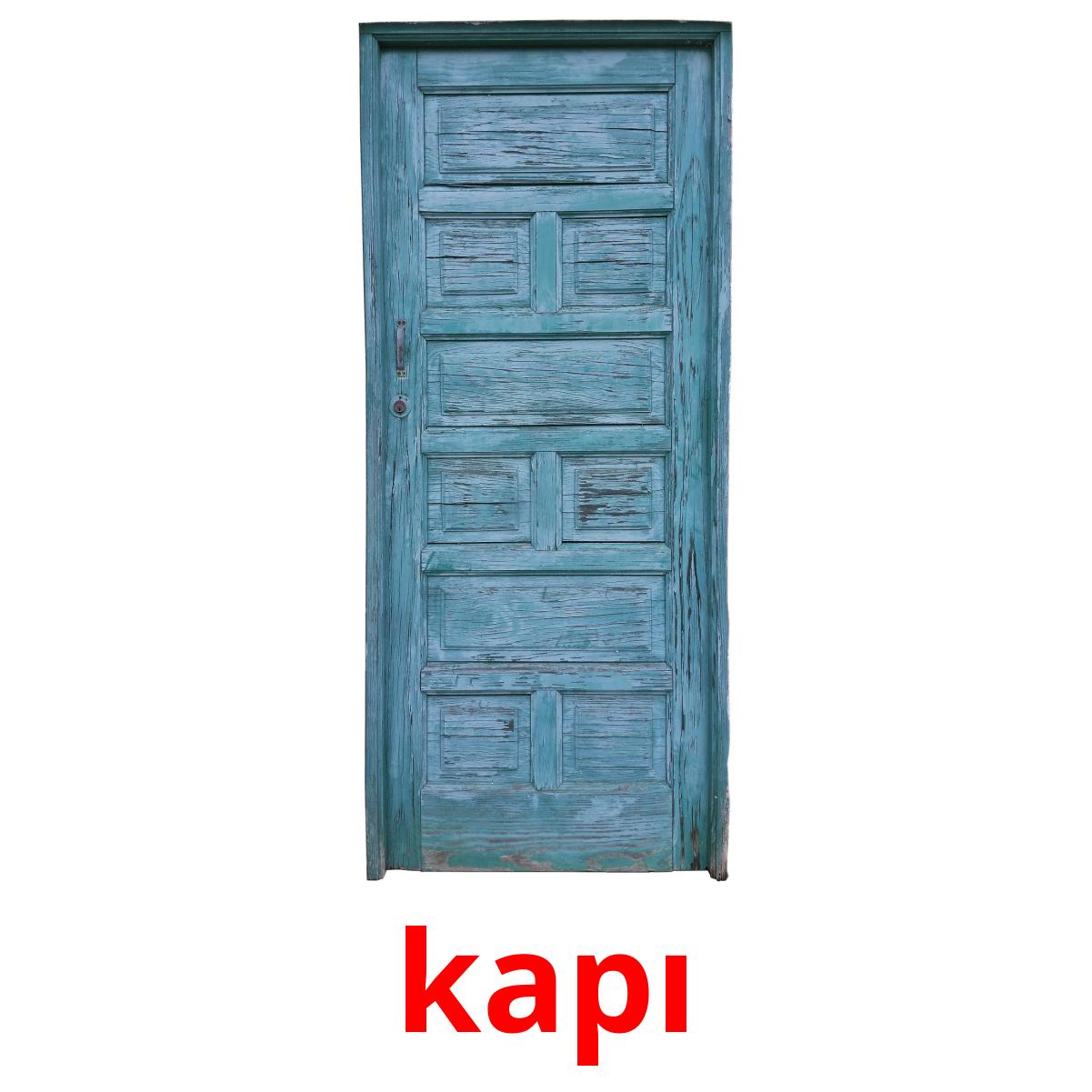 25 Printable House Flashcards in Turkish (Free PDF)