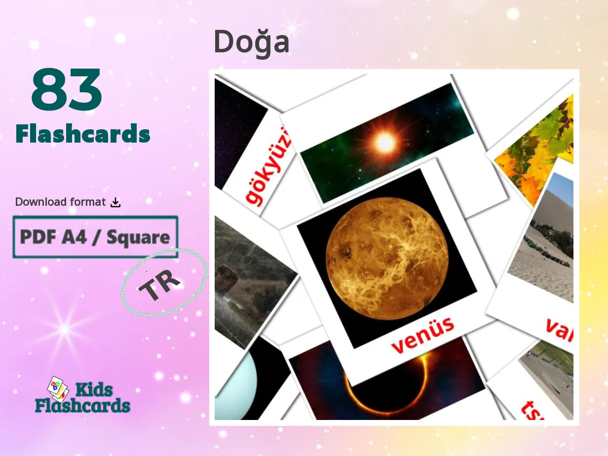 83 FREE Turkish Nature Flashcards | PDF