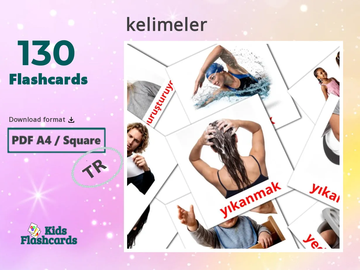 130 FREE Turkish Verbs Flashcards | PDF