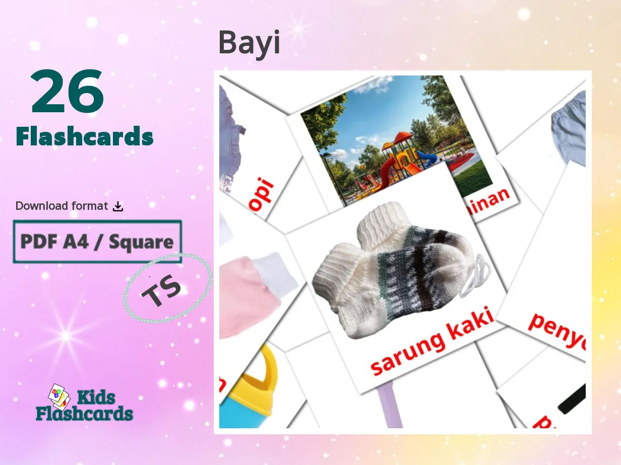 26 FREE Malay Baby Flashcards | PDF