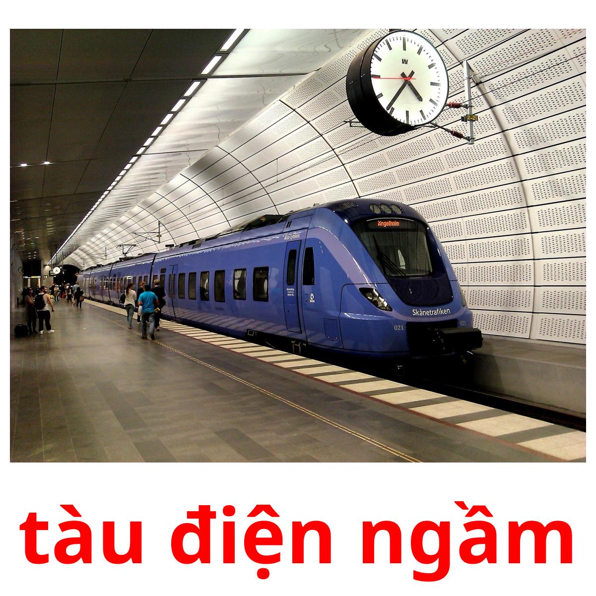 19 Printable Rail transport Flashcards in Vietnamese (Free PDF)