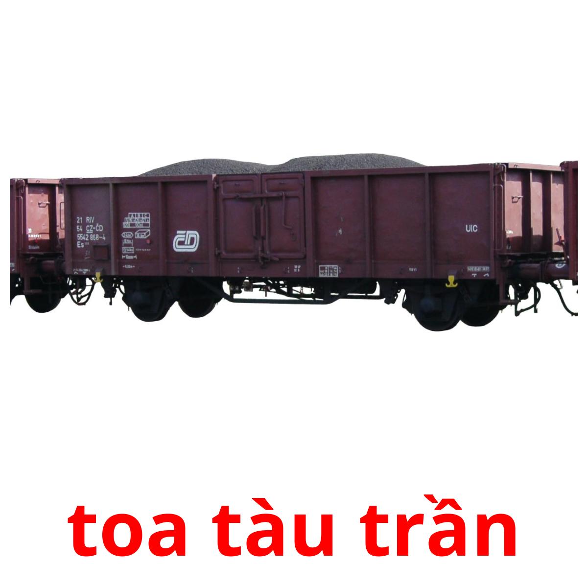 19 Printable Rail transport Flashcards in Vietnamese (Free PDF)