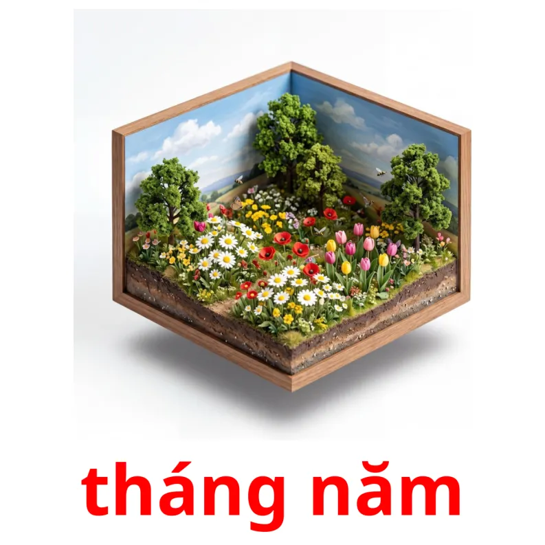 12 FREE Months of the Year Flashcards | PDF | Vietnamese Words
