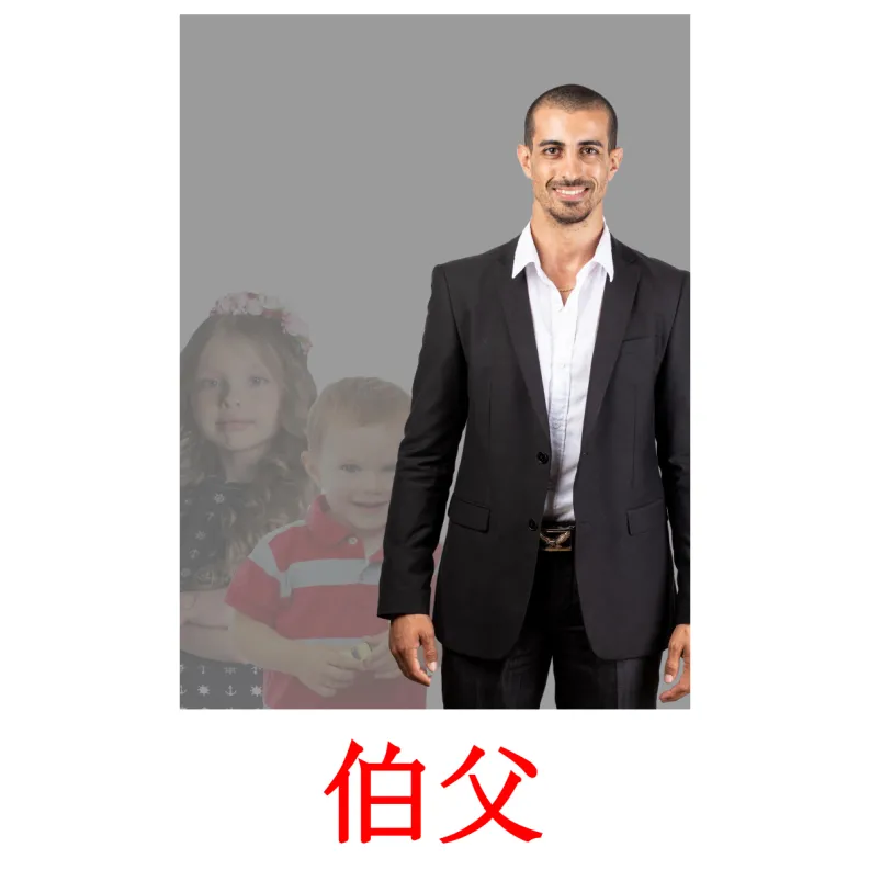 32 FREE Family members Flashcards in PDF | Chinese(Traditional) Pictures