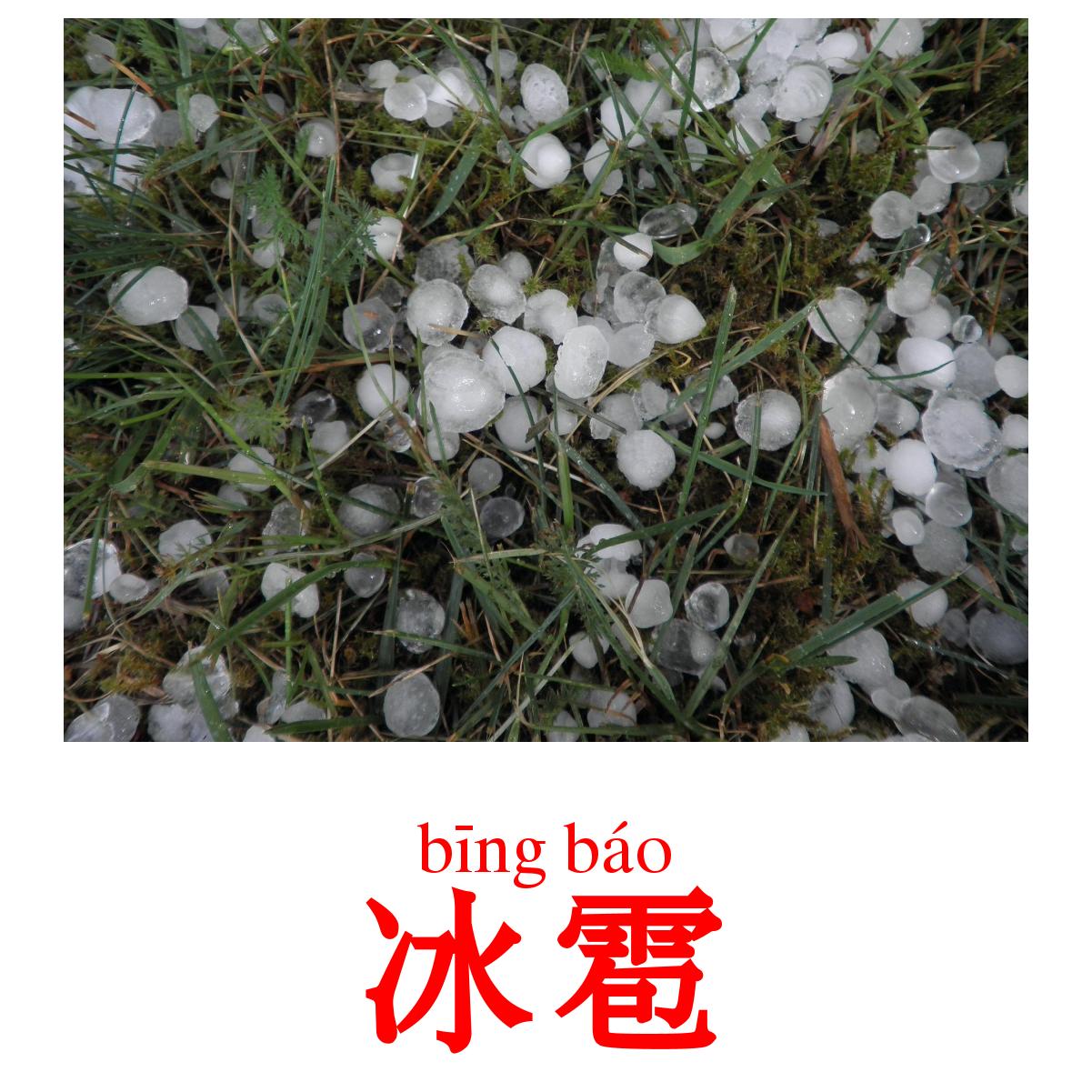 32 Printable Weather Flashcards in Chinese(Simplified) (Free PDF)