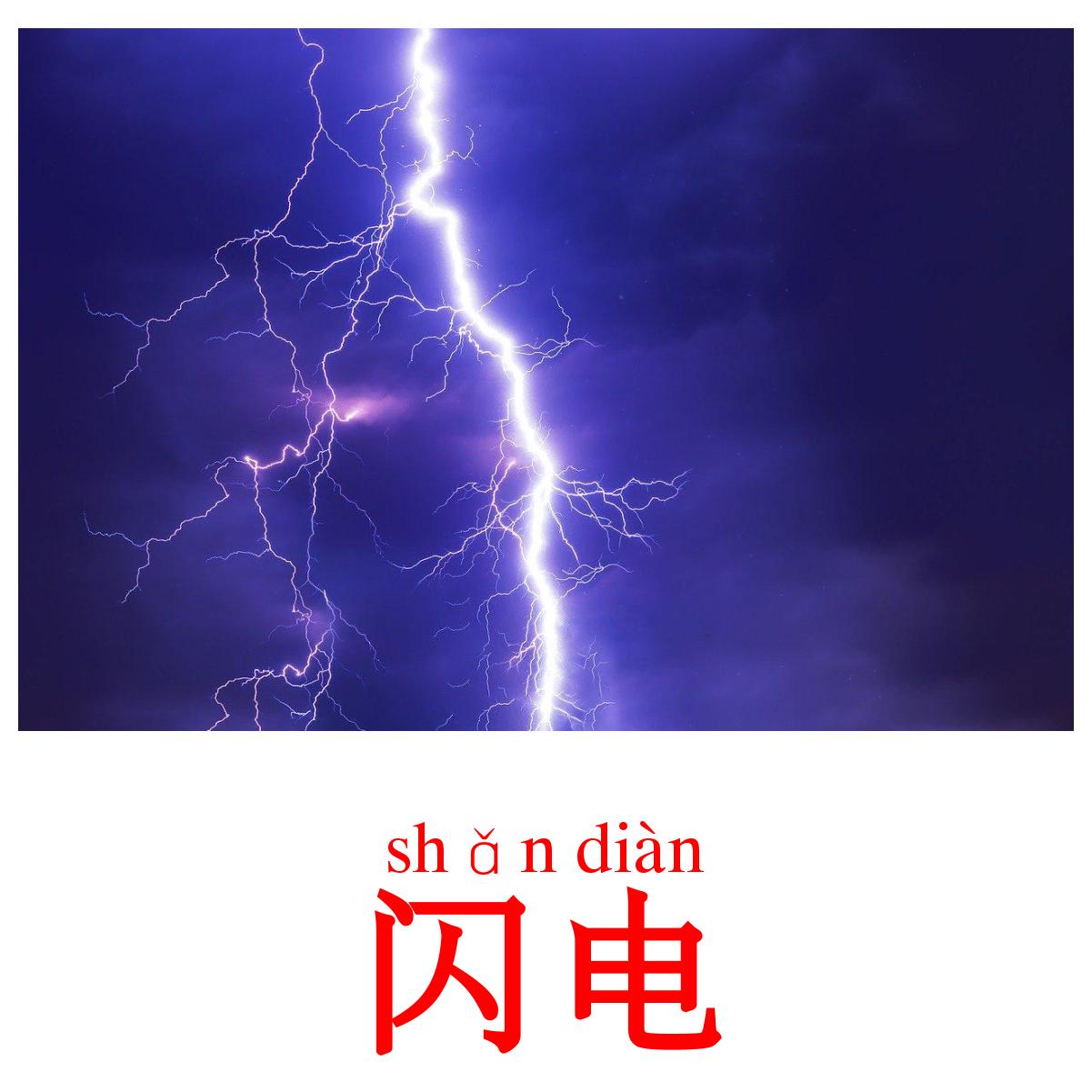 32 Printable Weather Flashcards in Chinese(Simplified) (Free PDF)