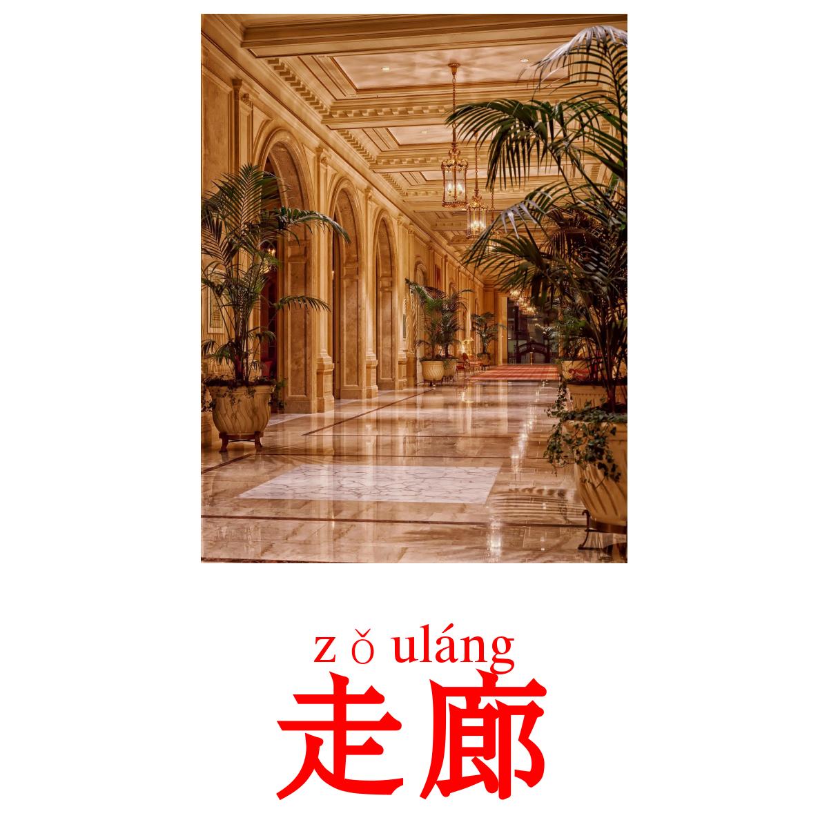 18 Printable Rooms Flashcards in Chinese(Simplified) (Free PDF)