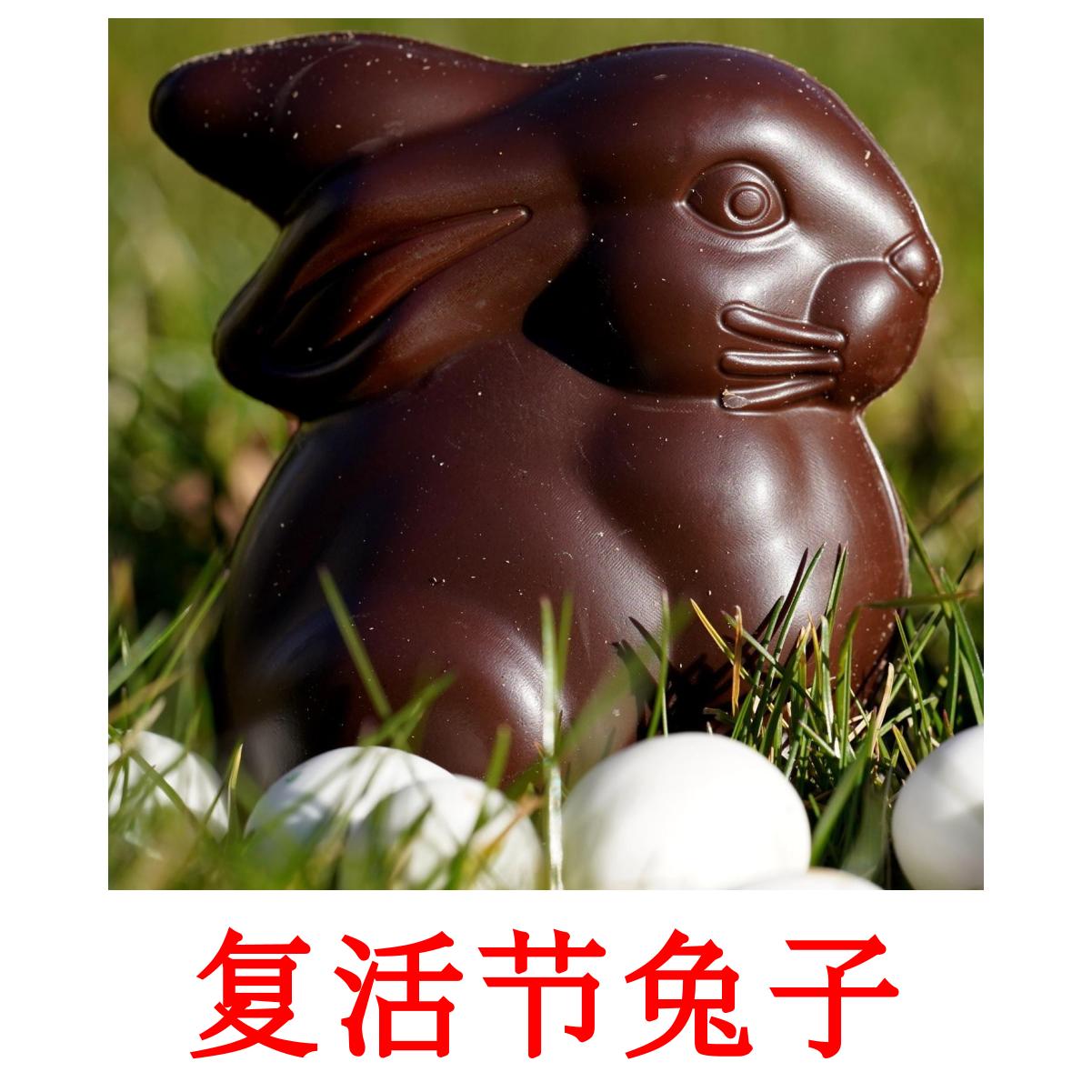 29 Printable Easter Flashcards in Chinese(Simplified) (Free PDF)