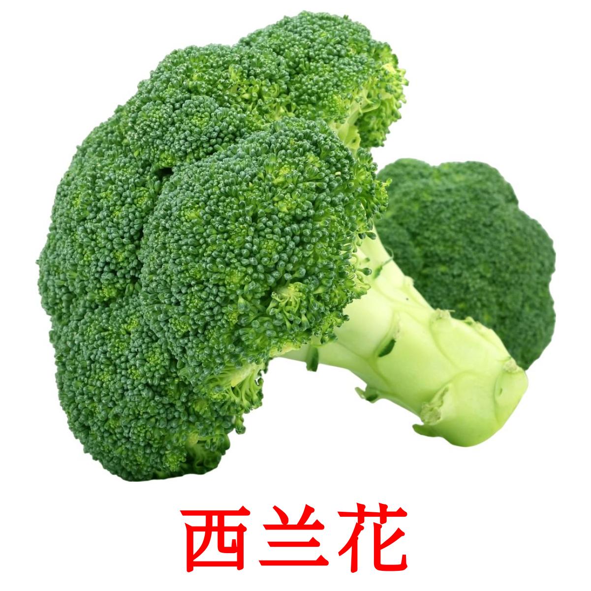 30 Printable Vegetables Flashcards in Chinese(Simplified) (Free PDF)